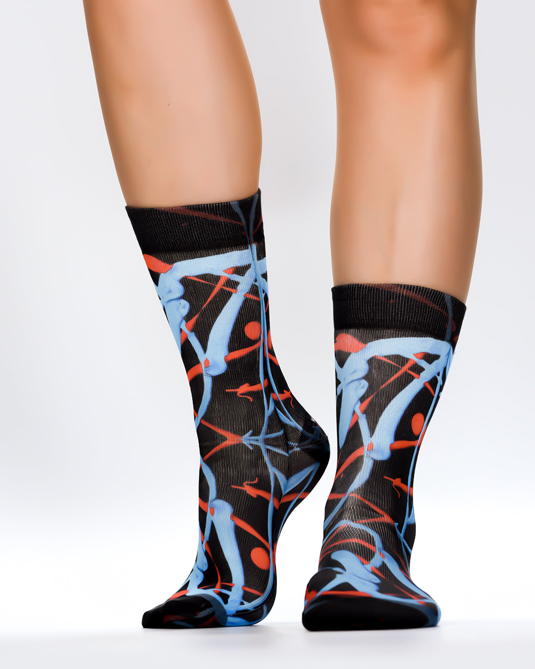 Dark Grey Oil Color Socks – Urbiana