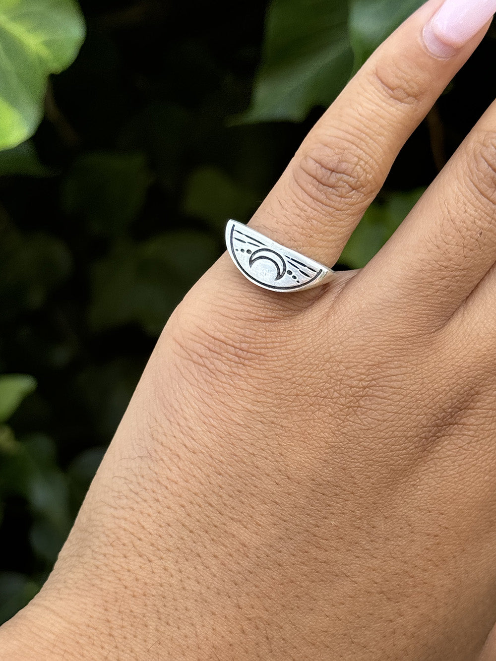 Half Sun Signet Ring – Urbiana